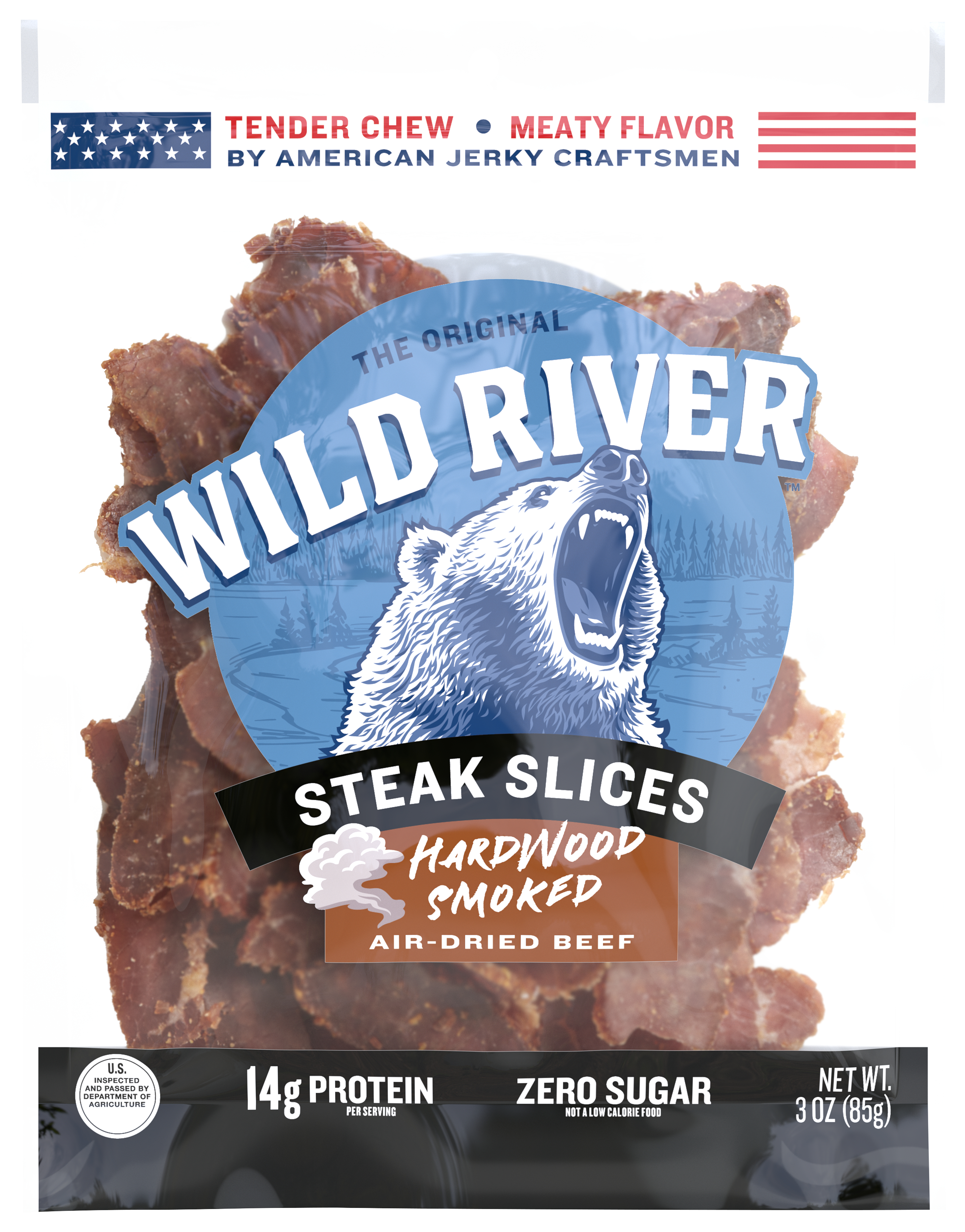 Wild River Hardwood-Smoked Air-Dried Beef Steak Slices | Cabela's